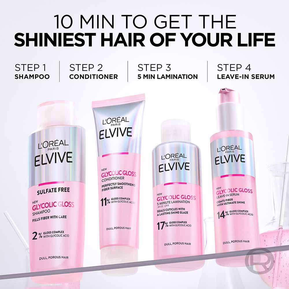 Glycolic Gloss Leave-In Hair Serum | L'Oréal Paris Australia & NZ