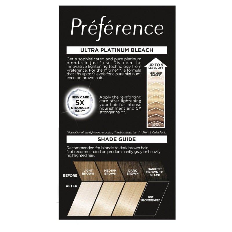 Préférence Ultra Platinum 9L | L'Oréal Paris® Australia & NZ