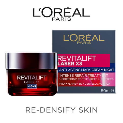 Revitalift Laser X3 Night Mask-Cream | L'Oréal Paris® Australia & NZ
