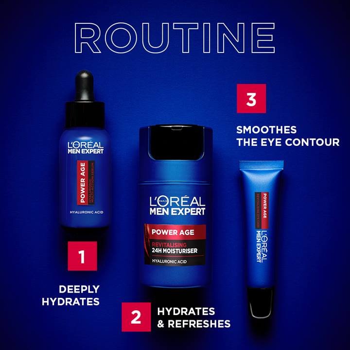 Anti Aging Men's Facial Serum - Power Age | L'Oréal Paris®