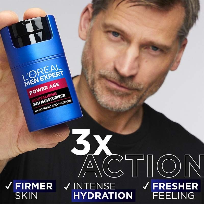 Men's Hyaluronic Acid Moisturiser - Power Age | L'Oréal Paris®