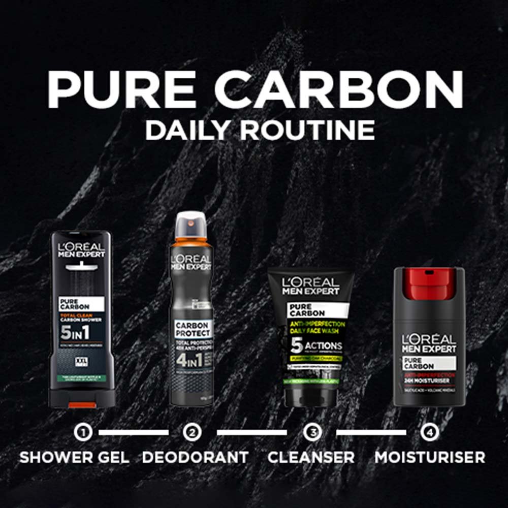 Men Expert Pure Carbon Total Clean Shower Gel 400ml