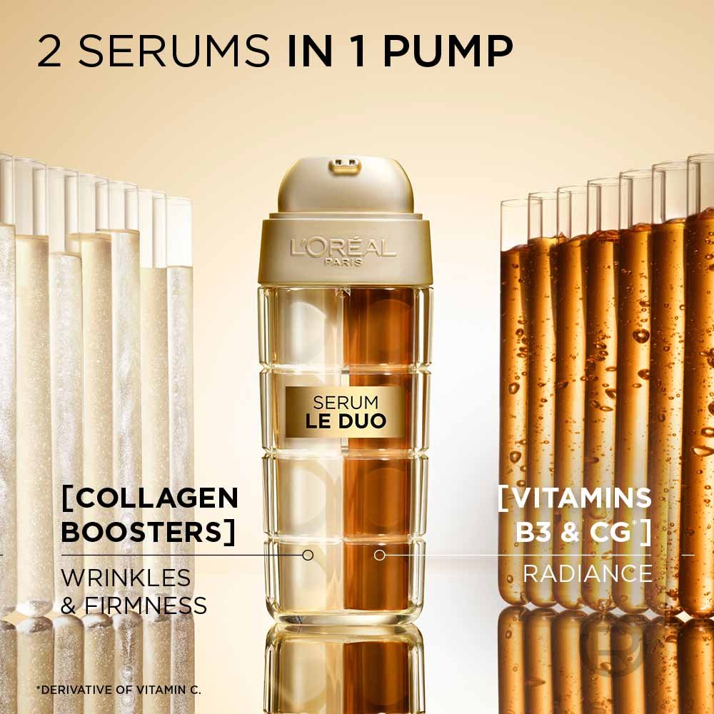 Anti-ageing serum Age Perfect Le Duo with collagen - L'Oréal Paris