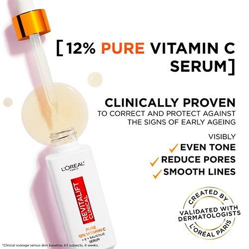 Revitalift 12% Pure Vitamin C Face Serum | L'Oréal Paris