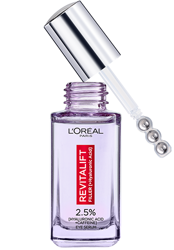 Hyaluronic acid eye serum to reduce eye wrinkles - L'Oréal Paris