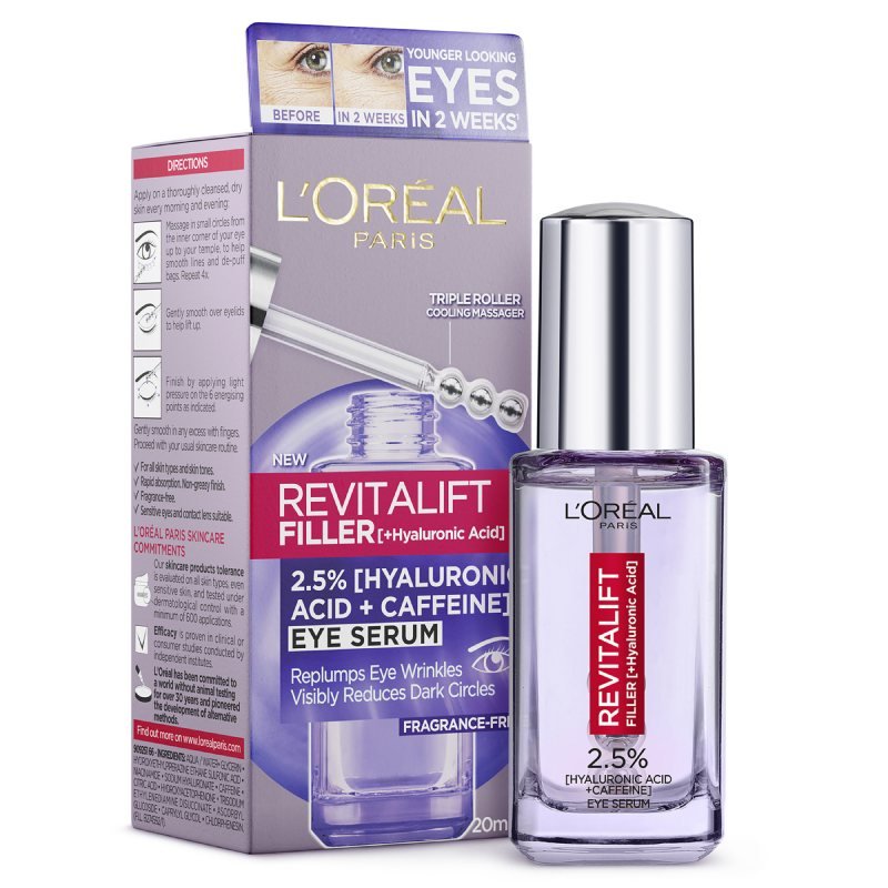 Revitalift Filler Hyaluronic Acid & Caffeine Eye Serum | L’Oréal Paris